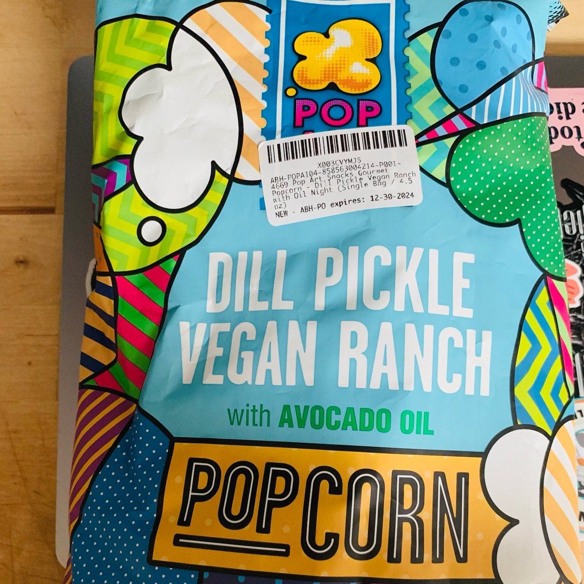 Dill Pickle Vegan Ranch Popcorn from Pop Art Popcorn - Vegan Product ...