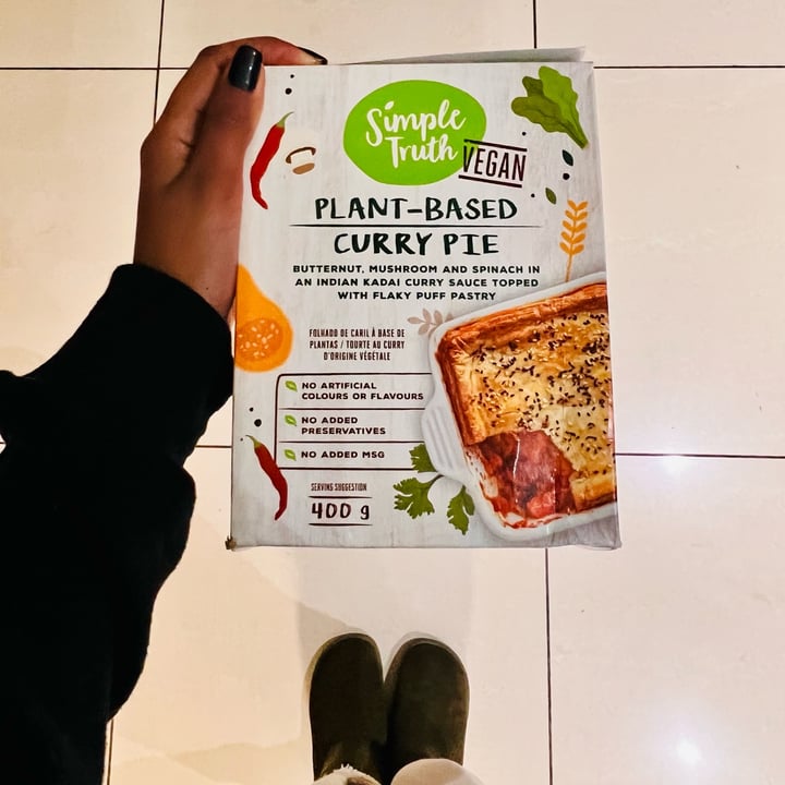 Simple Truth plant based curry pie Review | abillion
