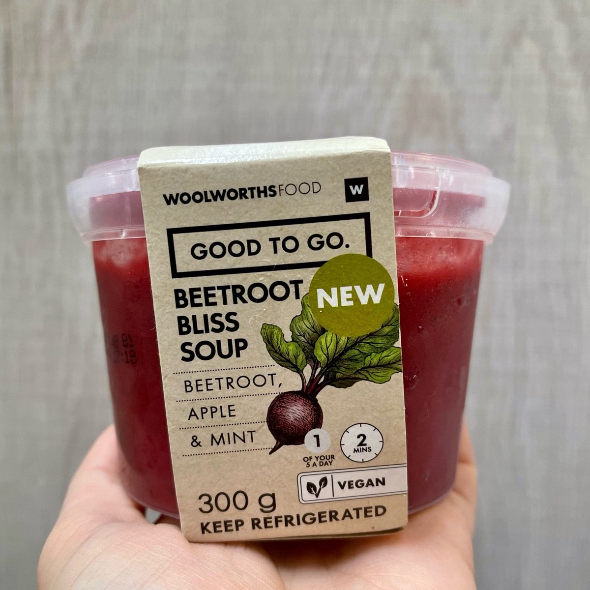 Beetroot Bliss Soup from Woolworths Food - Vegan Product Reviews ...