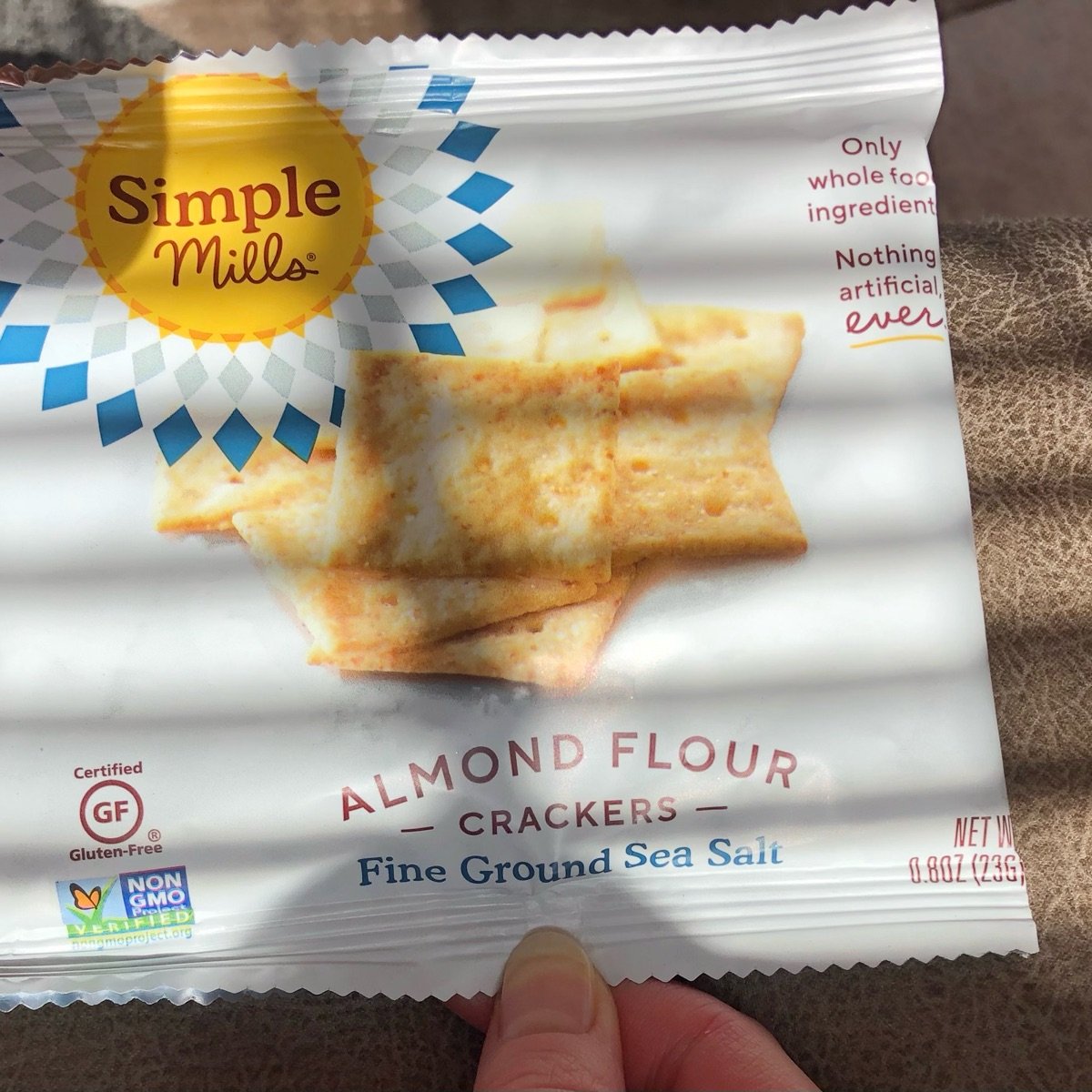 Almond Flour Sea Salt Crackers from Simple Mills - Vegan Product ...