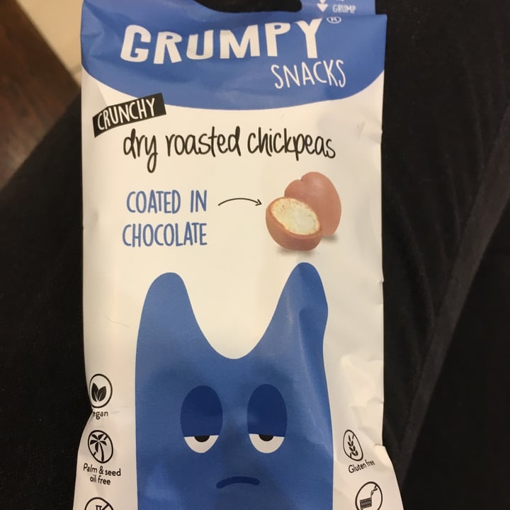 Grumpy Snacks Chocolate Coated Chickpeas Review | abillion
