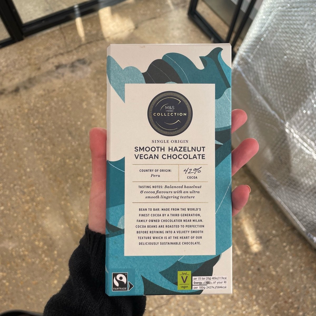 Smooth Hazelnut Vegan Chocolate from Marks & Spencer Food (M&S) - Vegan ...