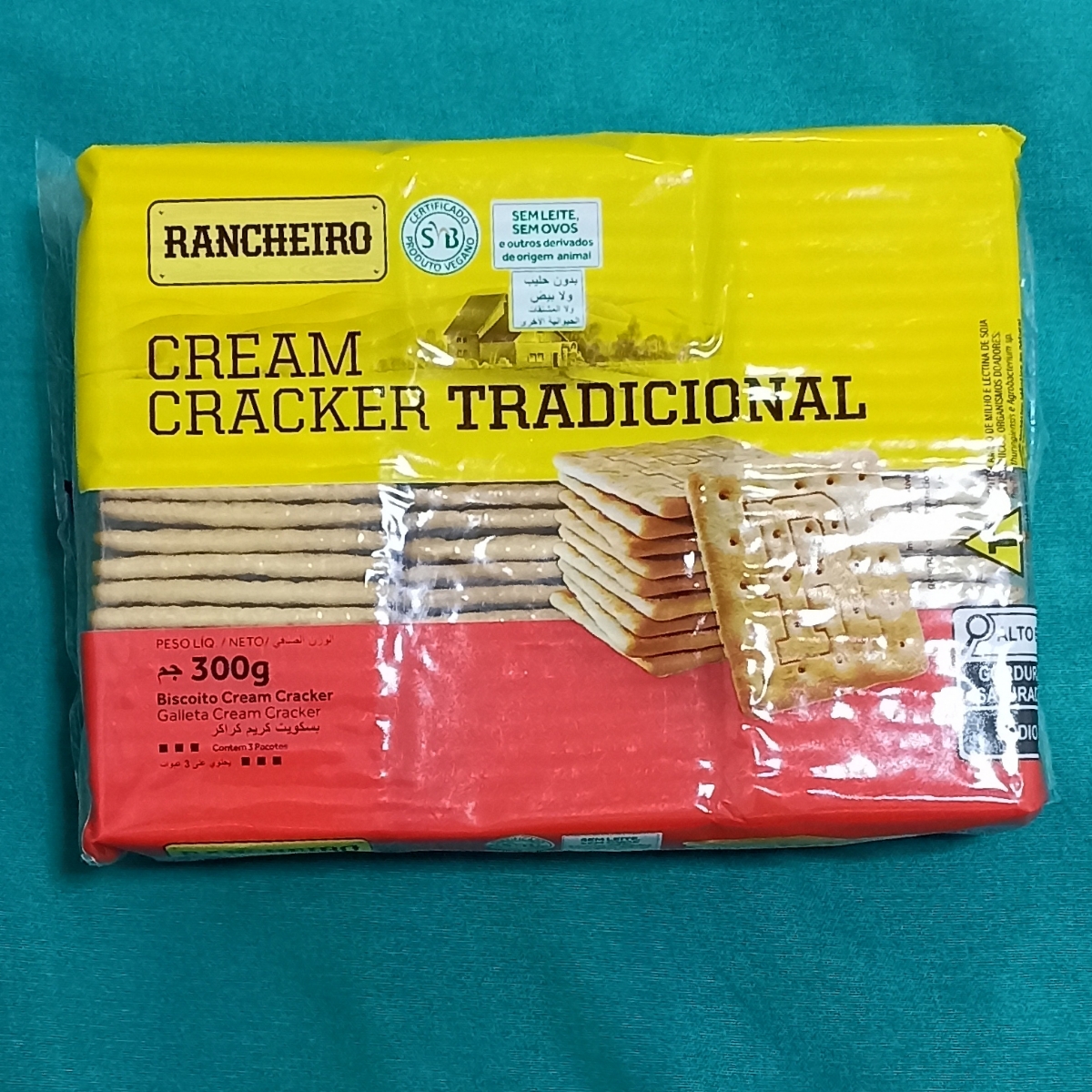 Cream Cracker Tradicional Rancheiro from Rancheiro - Vegan Product ...
