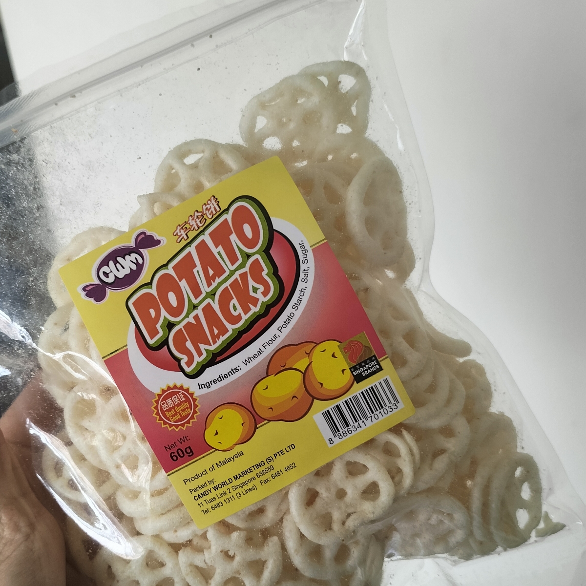 Potato Snacks from Candy world marketing (S) pte ltd - Vegan Product ...