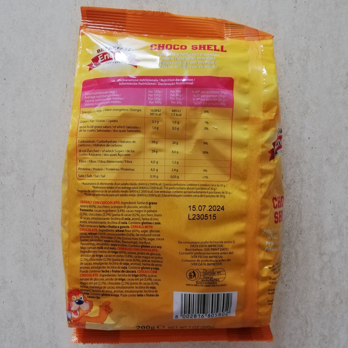 Breakfast energy cereals Choco Shells Reviews | abillion