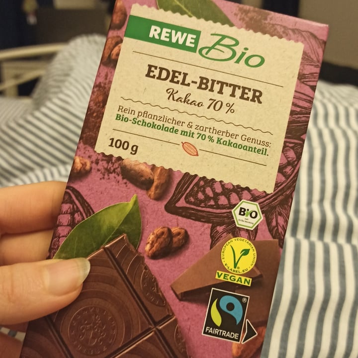 Rewe Bio Edel-bitter Kakao 70% Review | abillion