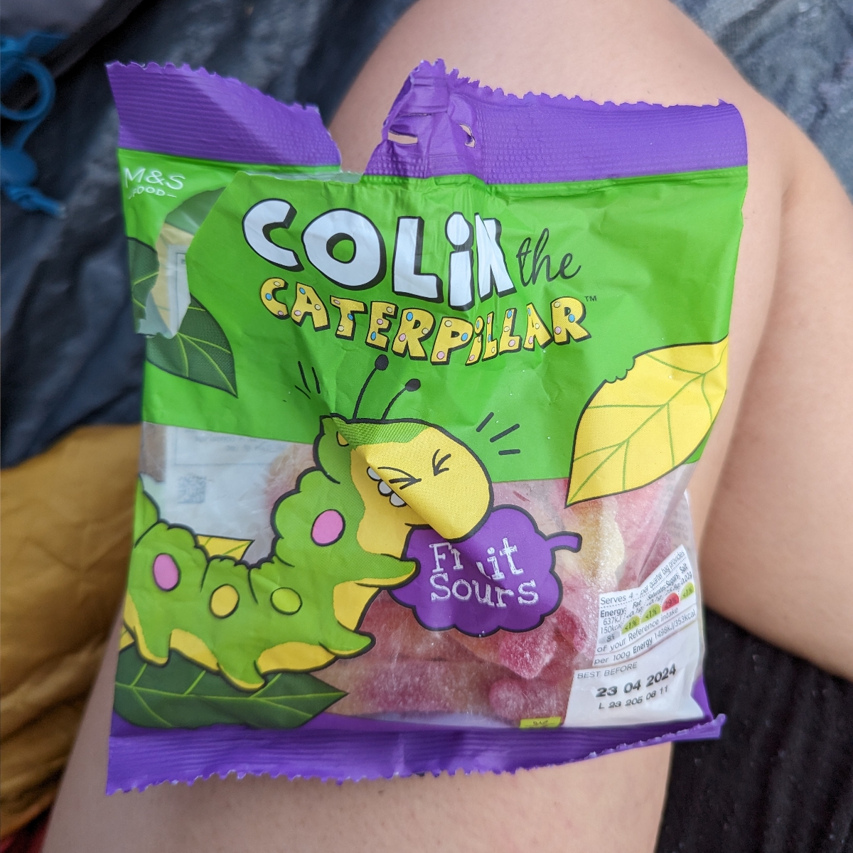 Marks & Spencer Food (M&S) Veggie Colin The Caterpillar Fruit Sours ...