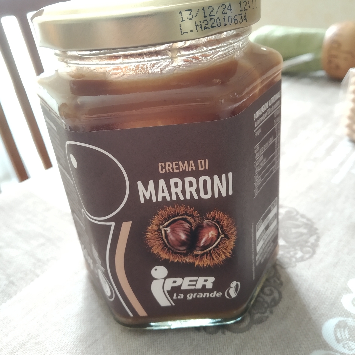 Crema di Marroni from Iper La grande I - Vegan Product Reviews ...