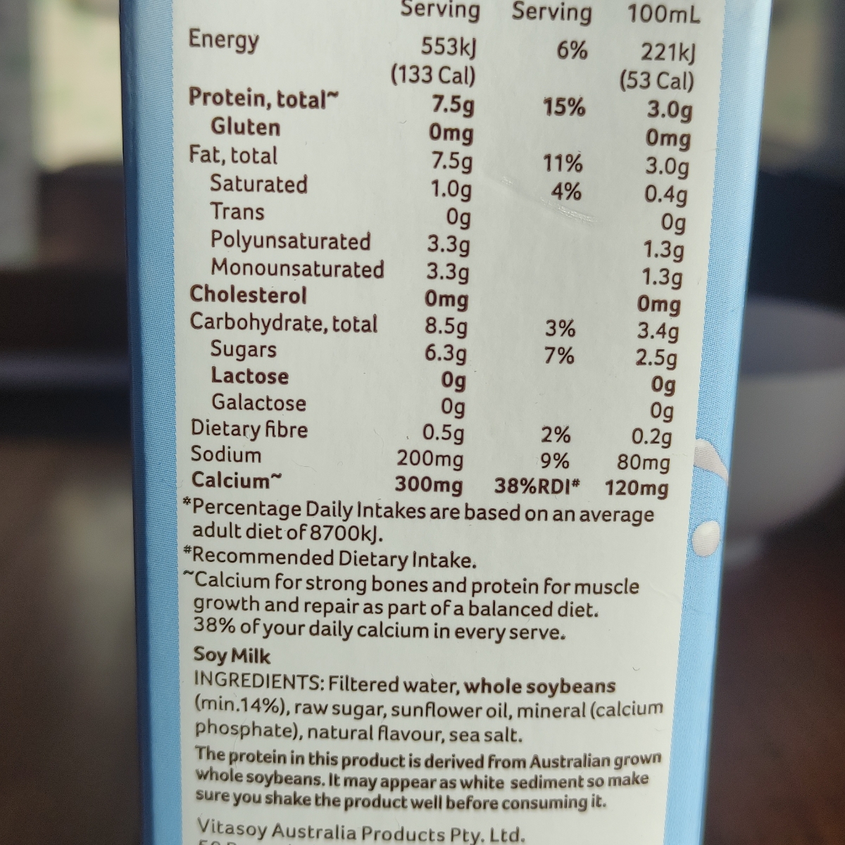 Soy Milky from Vitasoy - Vegan Product Reviews & Ratings | abillion