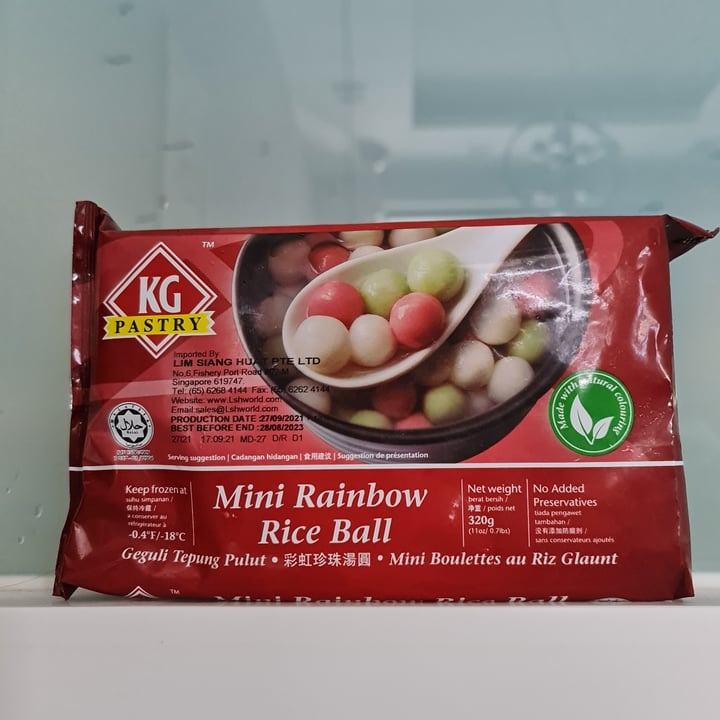 KG Pastry Mini Rainbow Rice Ball Review | abillion