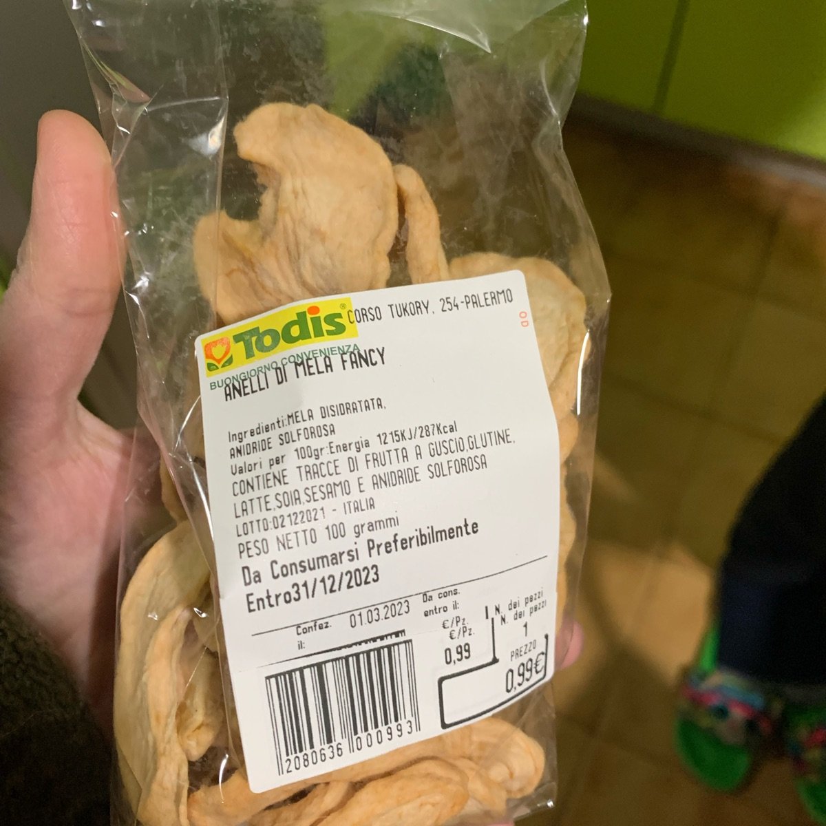 anelli di mela fancy from Todis - Vegan Product Reviews & Ratings ...