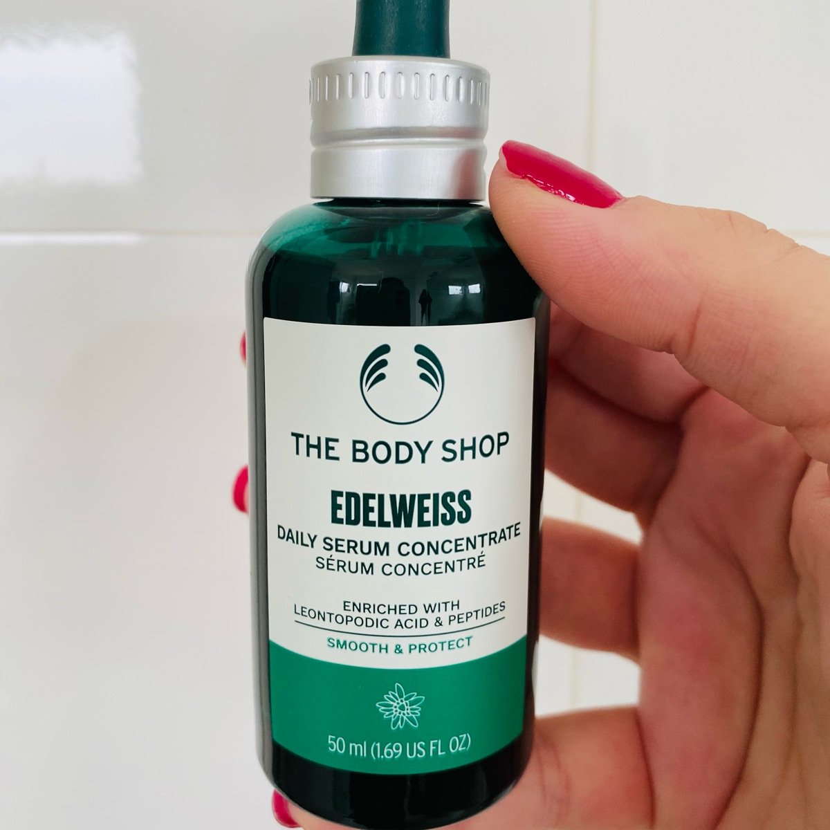 Edelweiss Daily Serum Concentrate from The Body Shop - Vegan Product ...