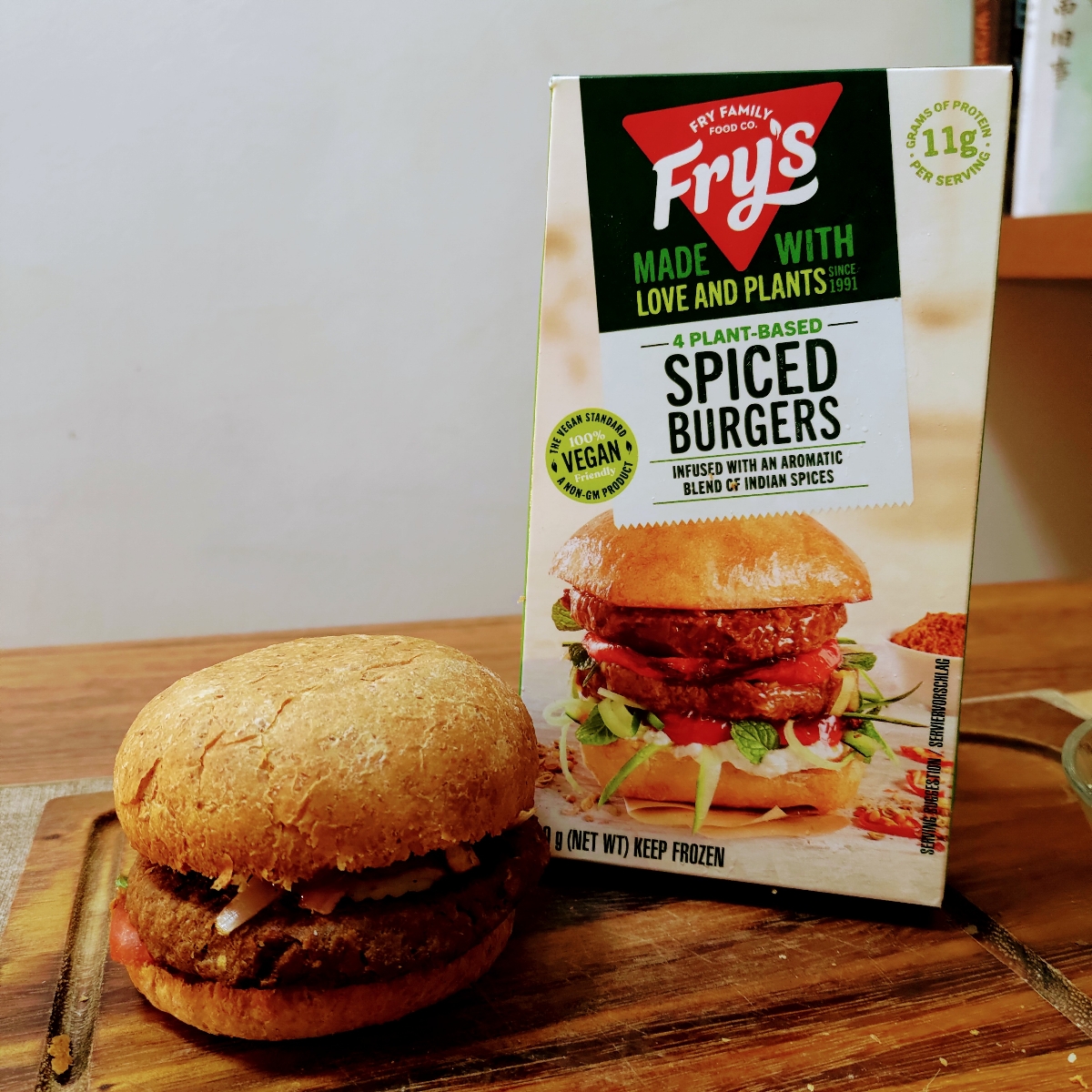 Spiced Burgers from Fry's Family Food - Vegan Product Reviews & Ratings ...