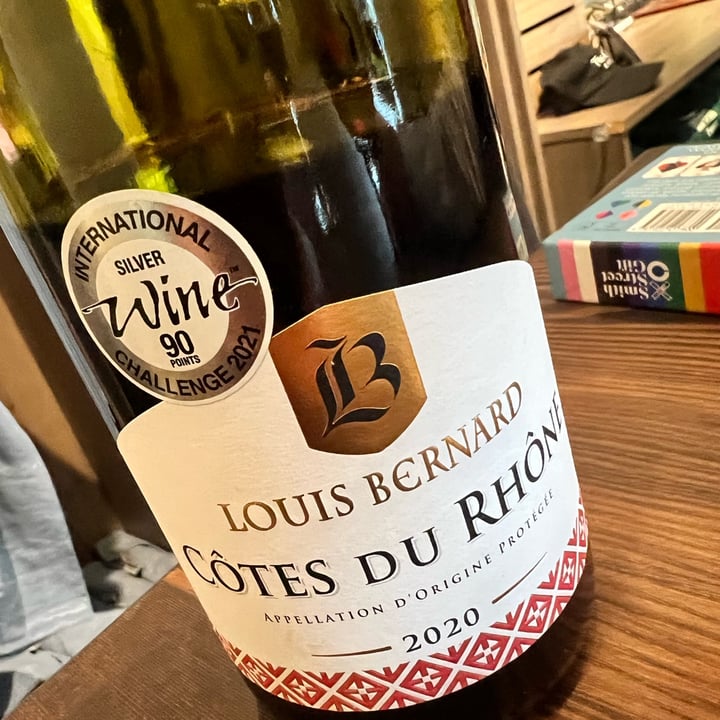 Louis Bernard Côtes Du Rhône Red Blend Review | abillion