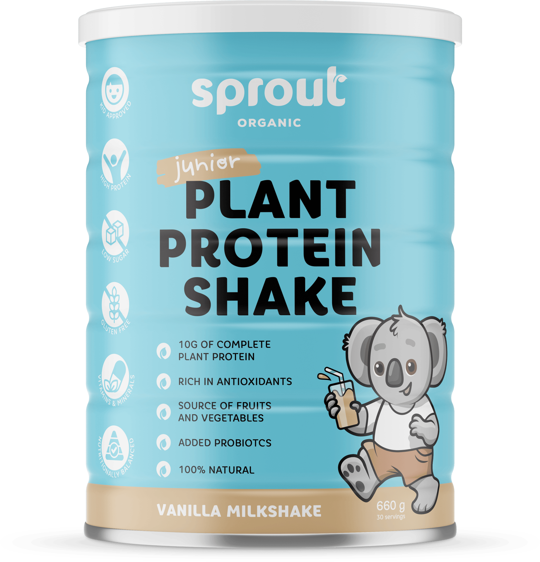 Sprout Organic Junior Plant Protein Shake (Vanilla) from Sprout Organic ...