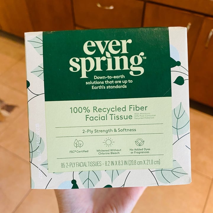 ever spring by Target 100% Recycled Fiber Facial Tissue Review | abillion