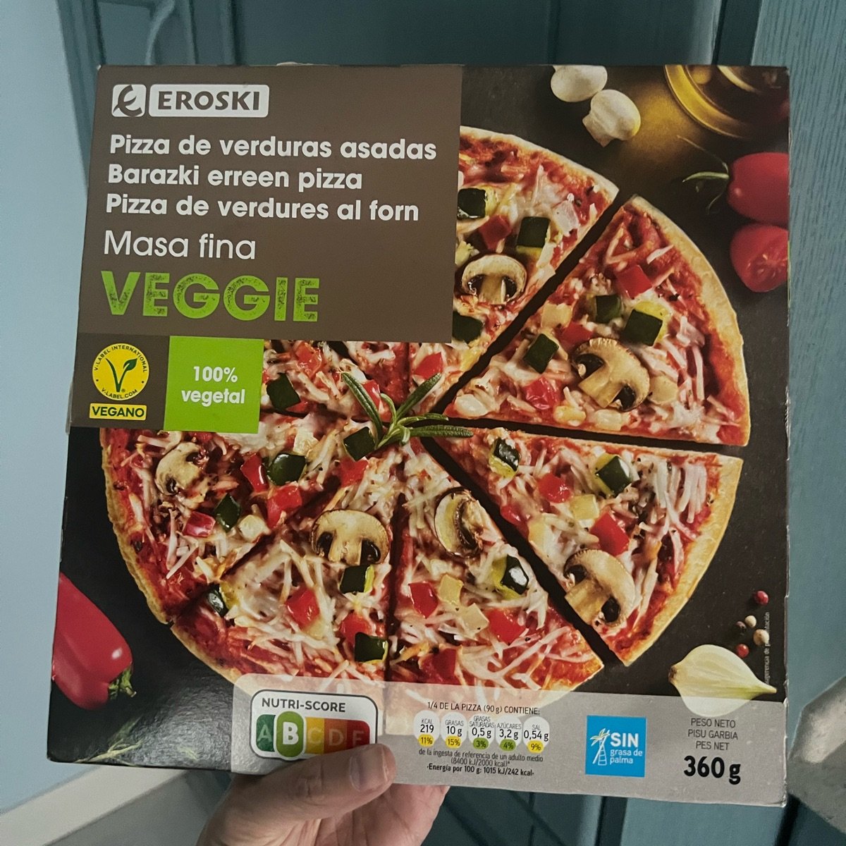 Eroski - pizza vegana Review | abillion
