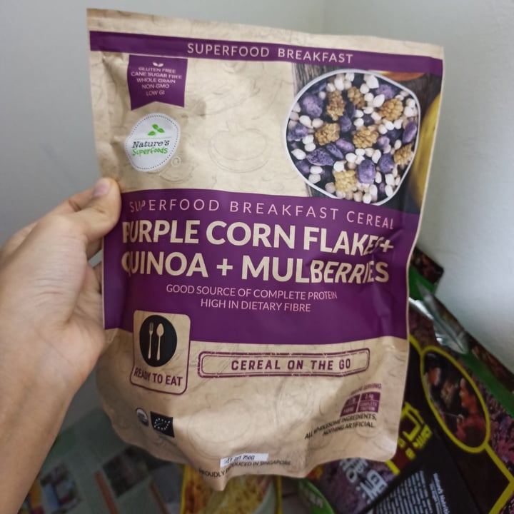 Nature's Nutrition Organic Purple Corn-Quinoa-Mulberries Cereal Mix ...