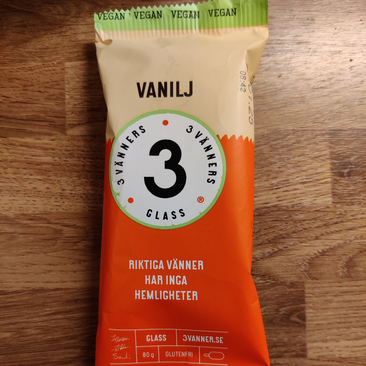 vanilj (pinnglass) from 3 vänners - Vegan Product Reviews & Ratings ...