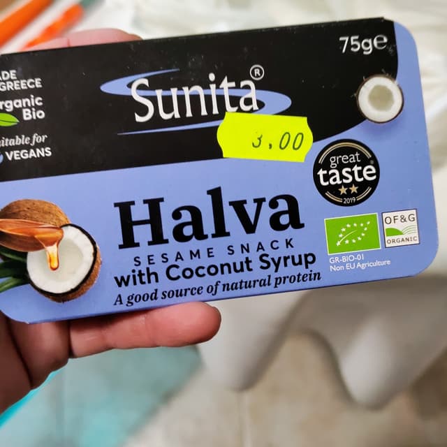Halva With Coconut Syrup from Sunita - Vegan Product Reviews & Ratings ...