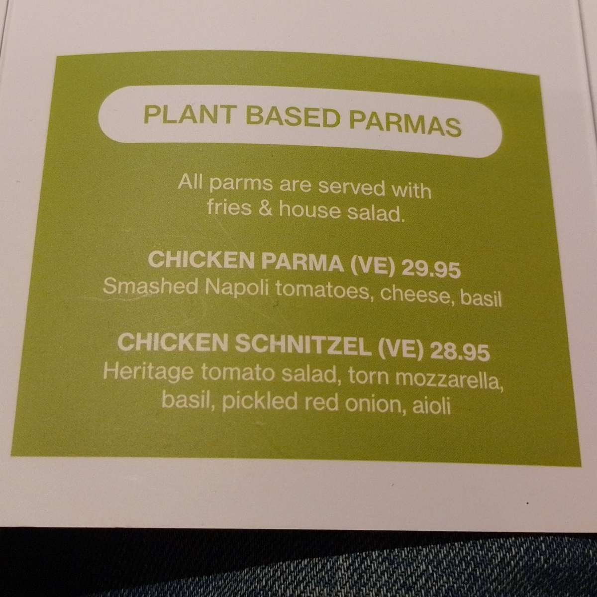 Plant Parma (Chicken) at BrewDog Pentridge, Melbourne - Vegan Dish ...