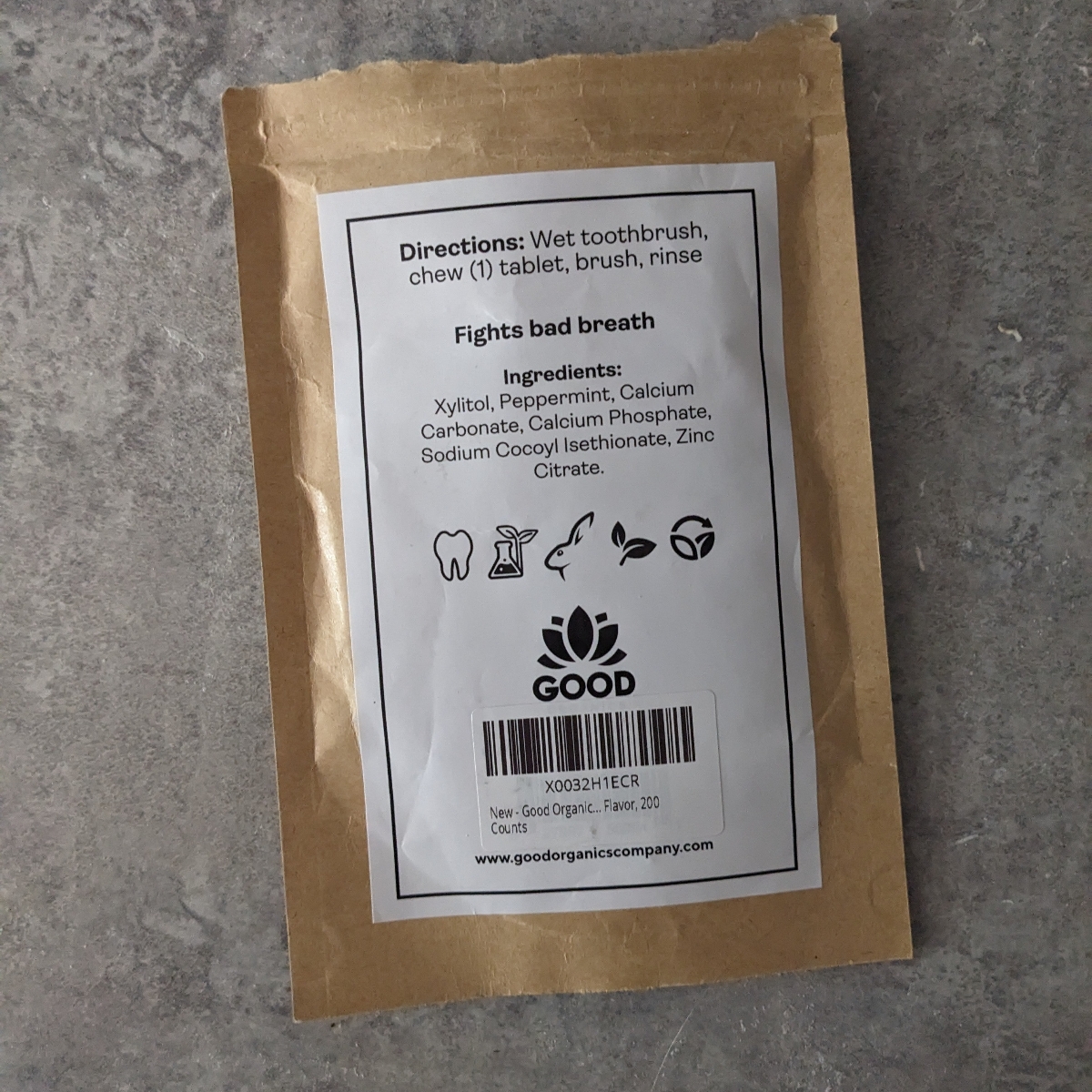 Natural Toothpaste Tablets from Good Organics - Vegan Product Reviews ...