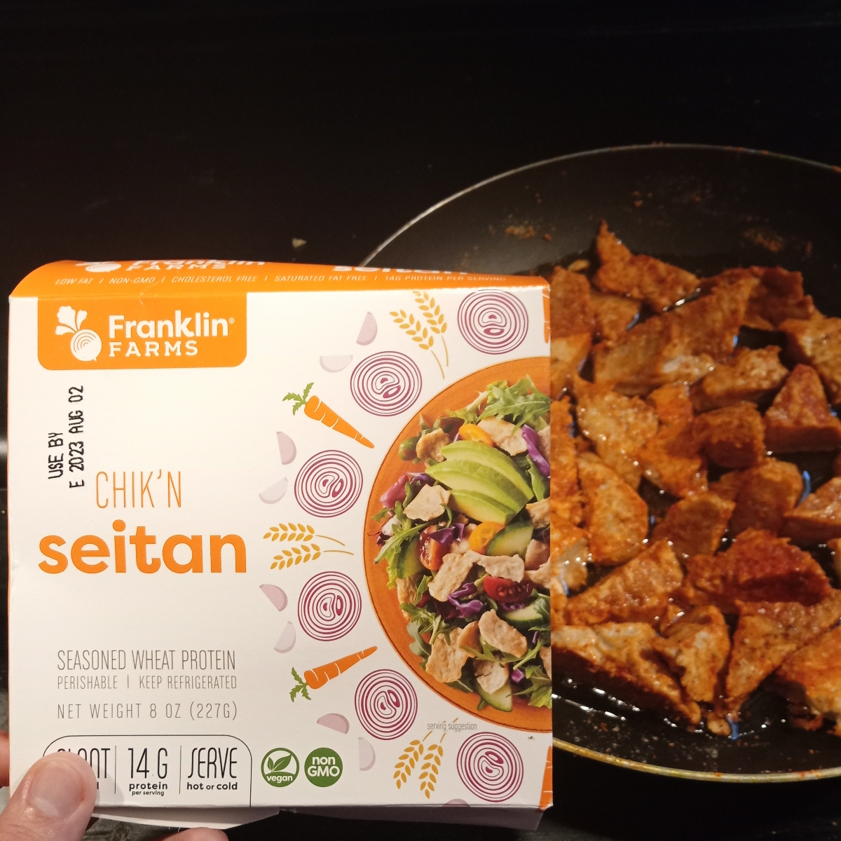 Chickenless Seitan de Franklin Farms - Reseñas y Calificaciones de ...