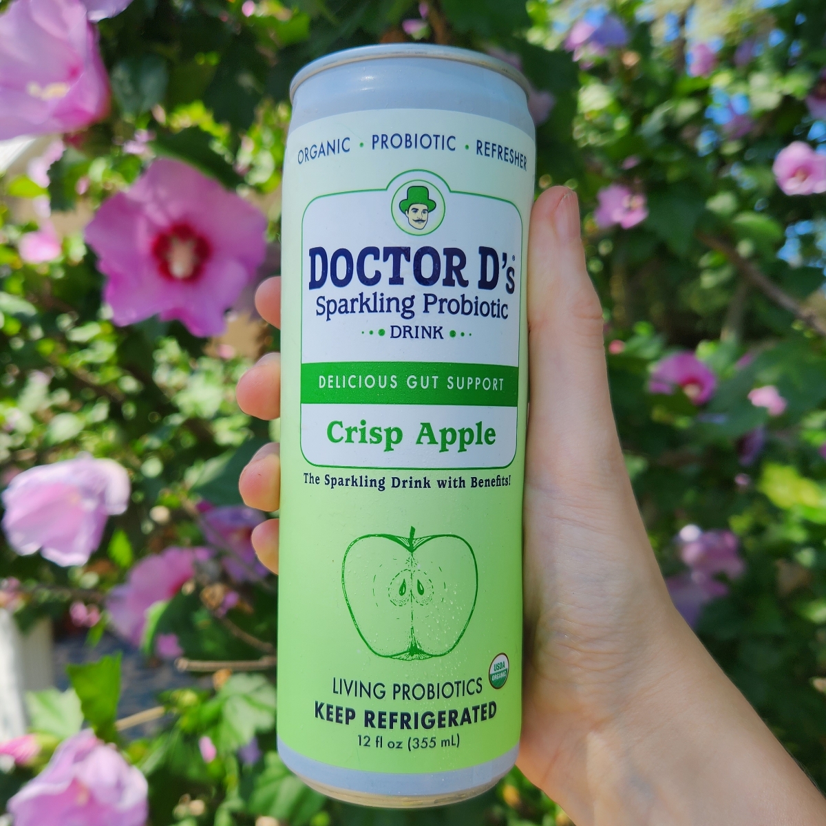 Doctor D's - Crisp apple sparkling probiotic Drink Review | abillion