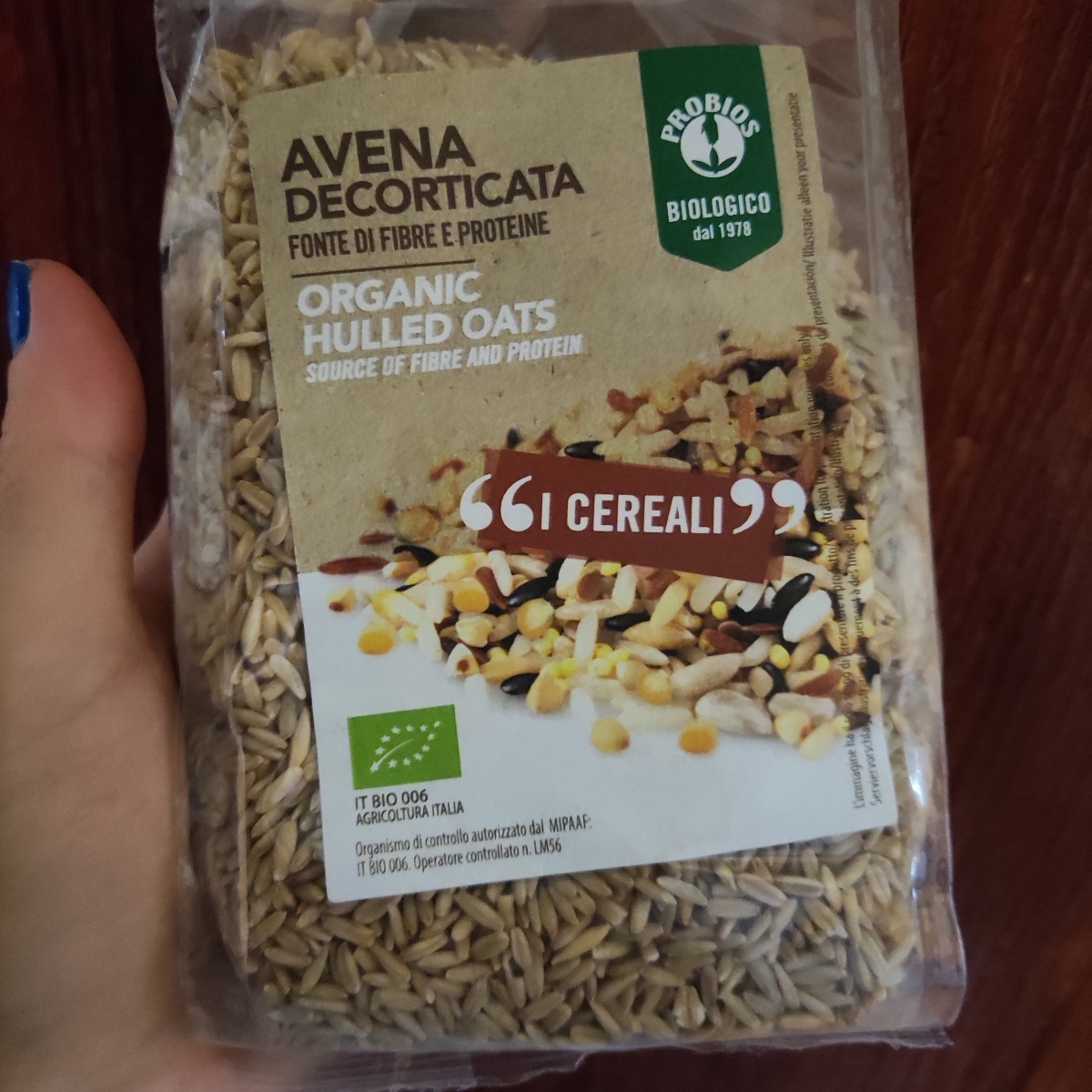 organic hulled oats from Probios - Vegan Product Reviews & Ratings ...
