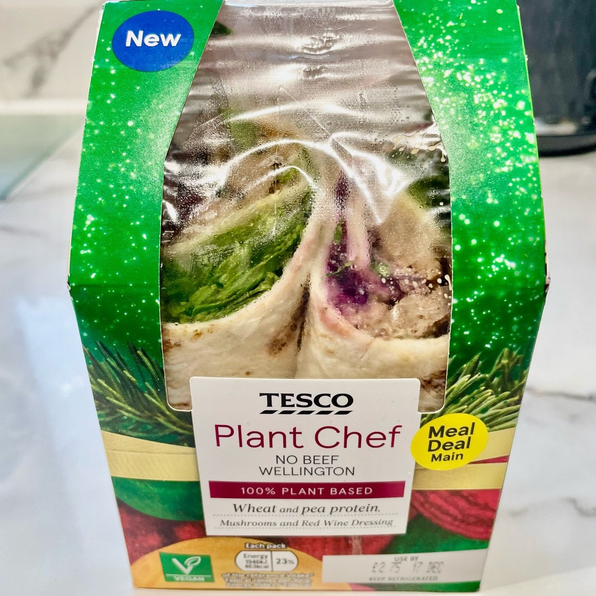 No Beef Wellington from Tesco Plant Chef - Vegan Product Reviews ...