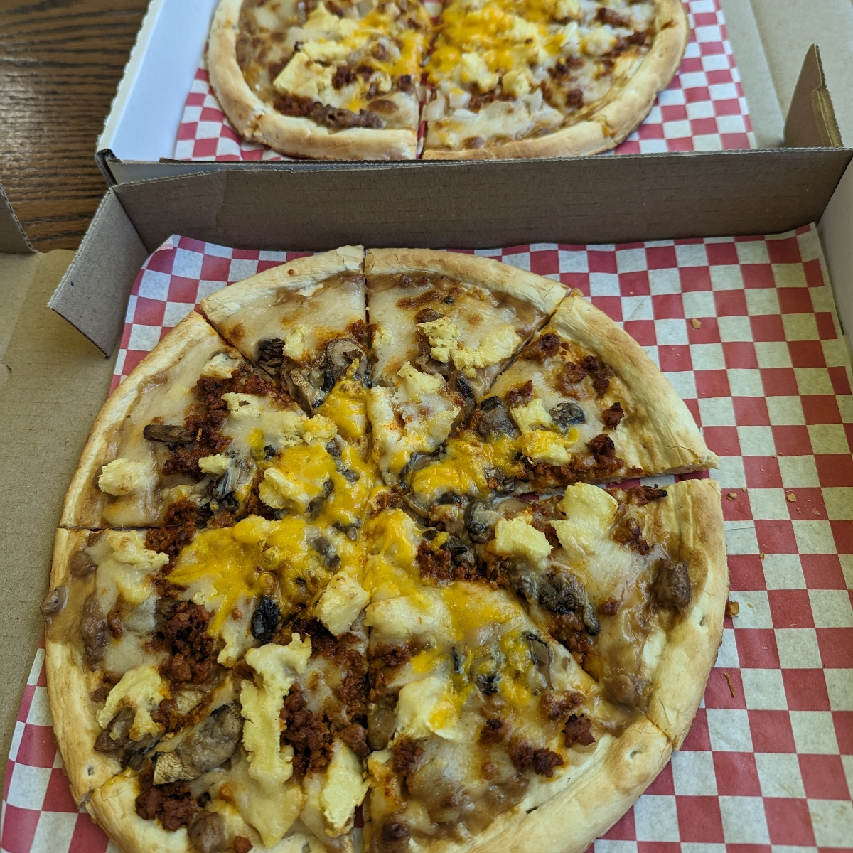 Vegan Breakfast Pizza at The Brunch Box, Omaha - Vegan Dish Reviews ...