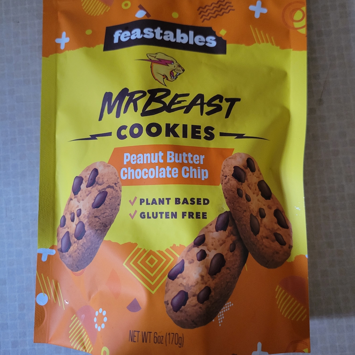 Feastables - Mr Beast Peanut Butter Chocolate Chip Cookies Review ...