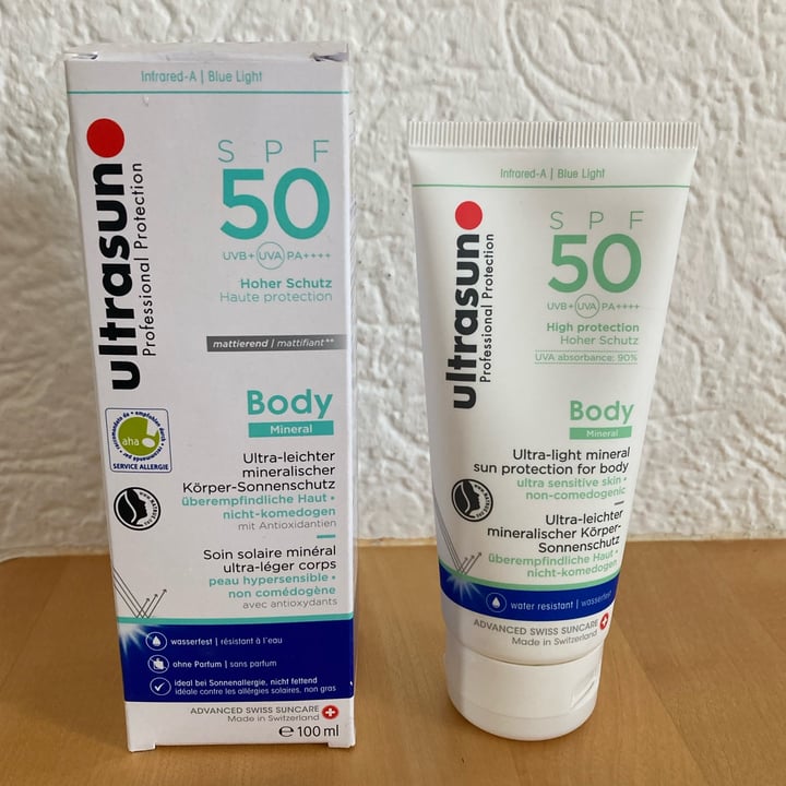 ultrasun Body spf 50 Review | abillion