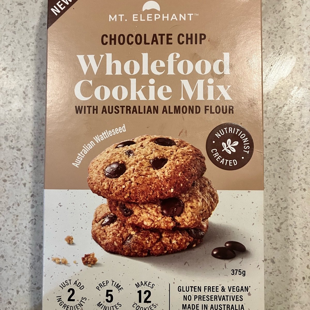 Chocolate Chip Wholefood Cookie Mix from Mt. Elephant - Vegan Product ...