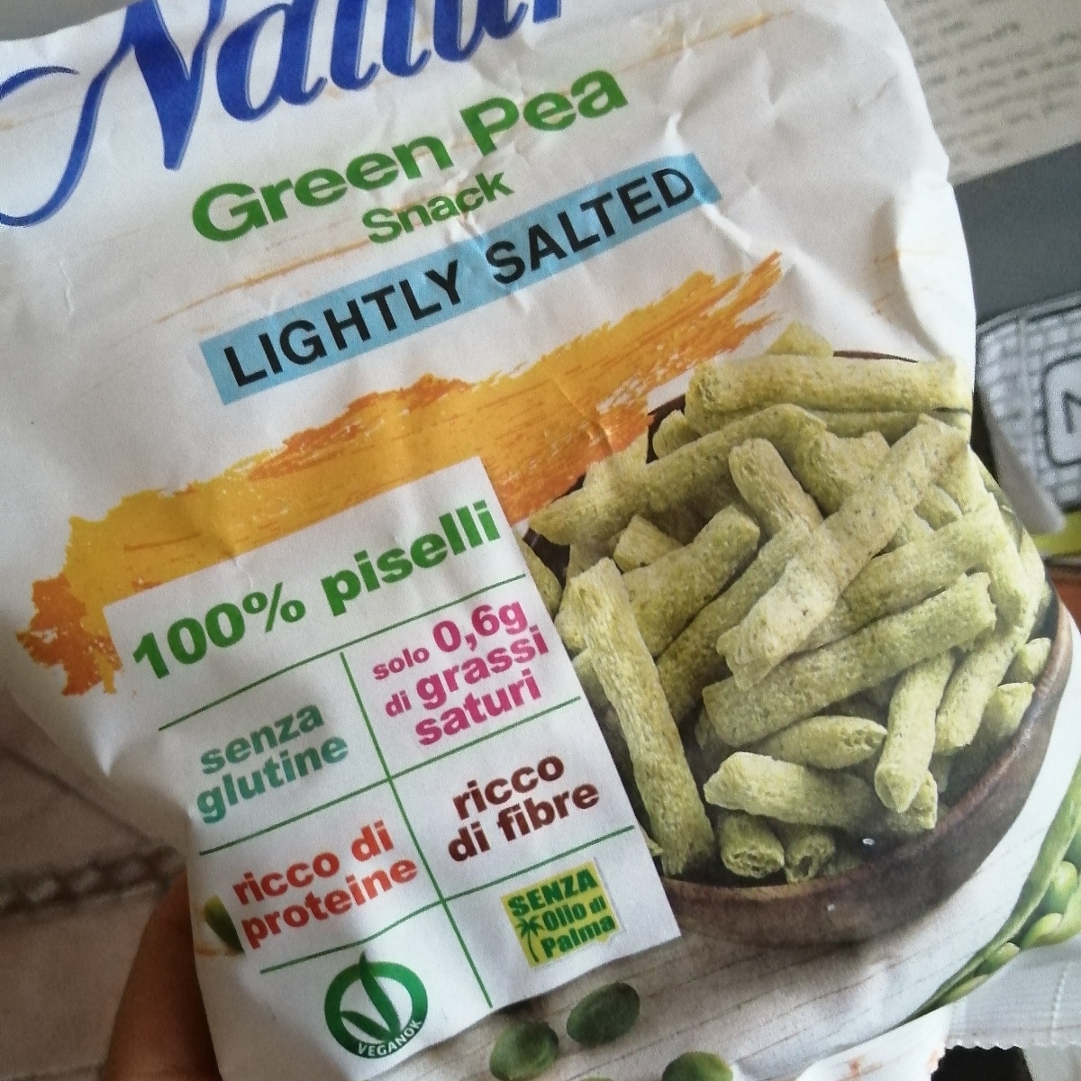 Green Pea Snack Lightly Salted from Nattura - Vegan Product Reviews ...