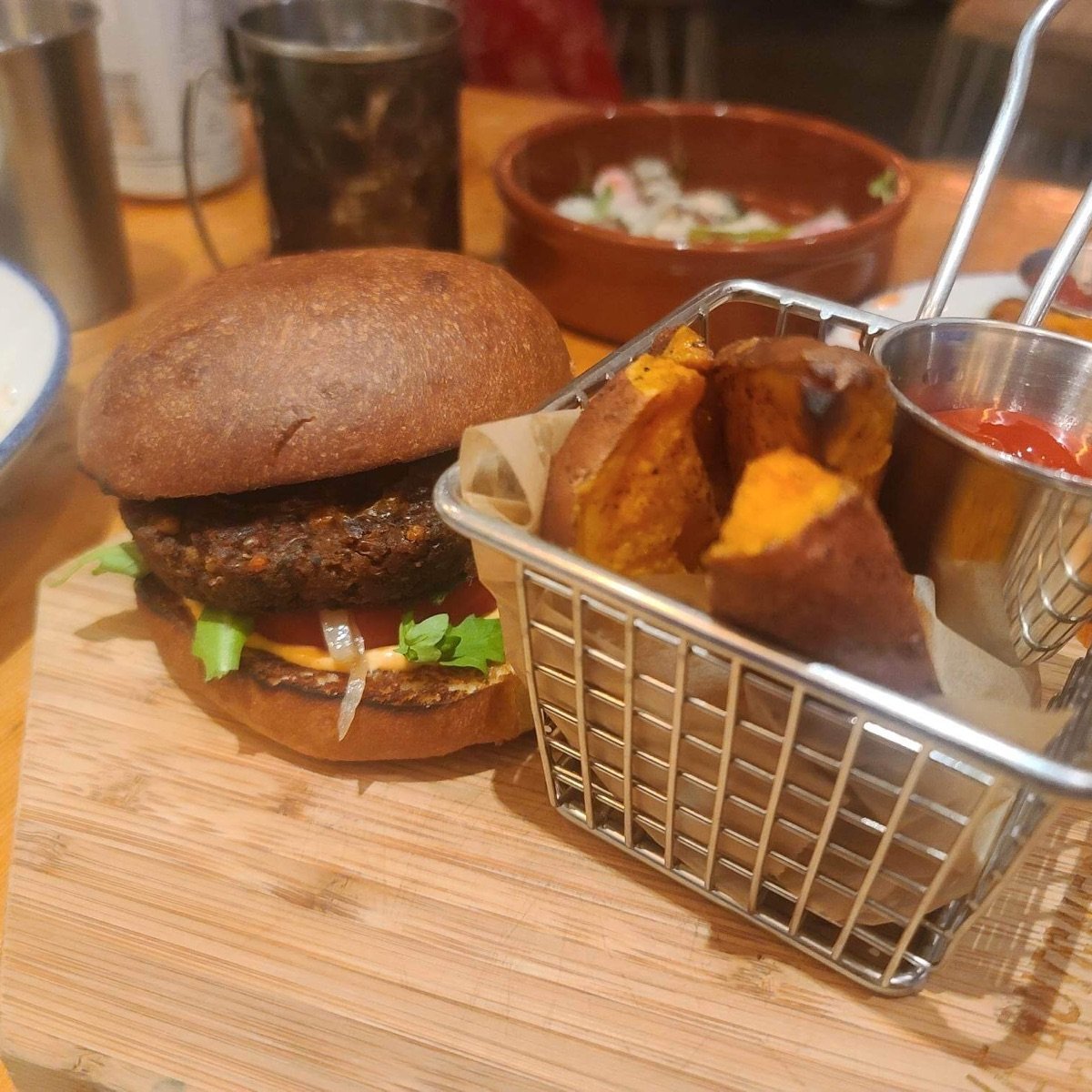 The BD Burger at The Butcher's Daughter, New York - Vegan Dish Reviews ...
