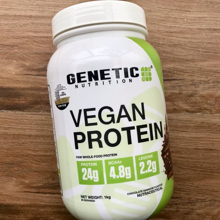 Genetic Nutrition Vegan Protein Chocolate Ganache Review | abillion