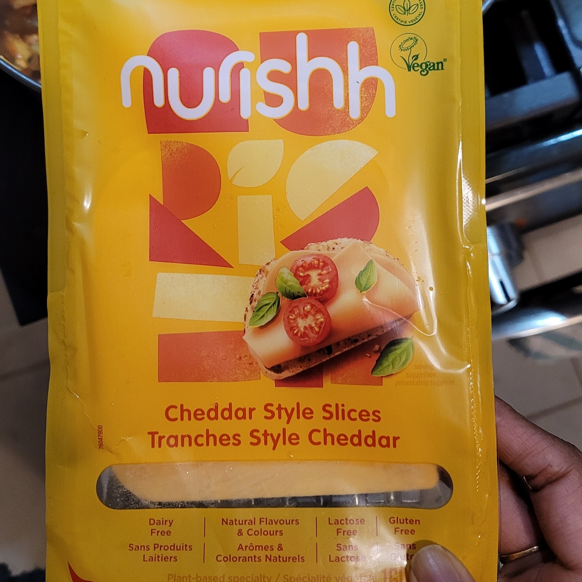 cheddar style slices from Nurrish - Vegan Product Reviews & Ratings ...