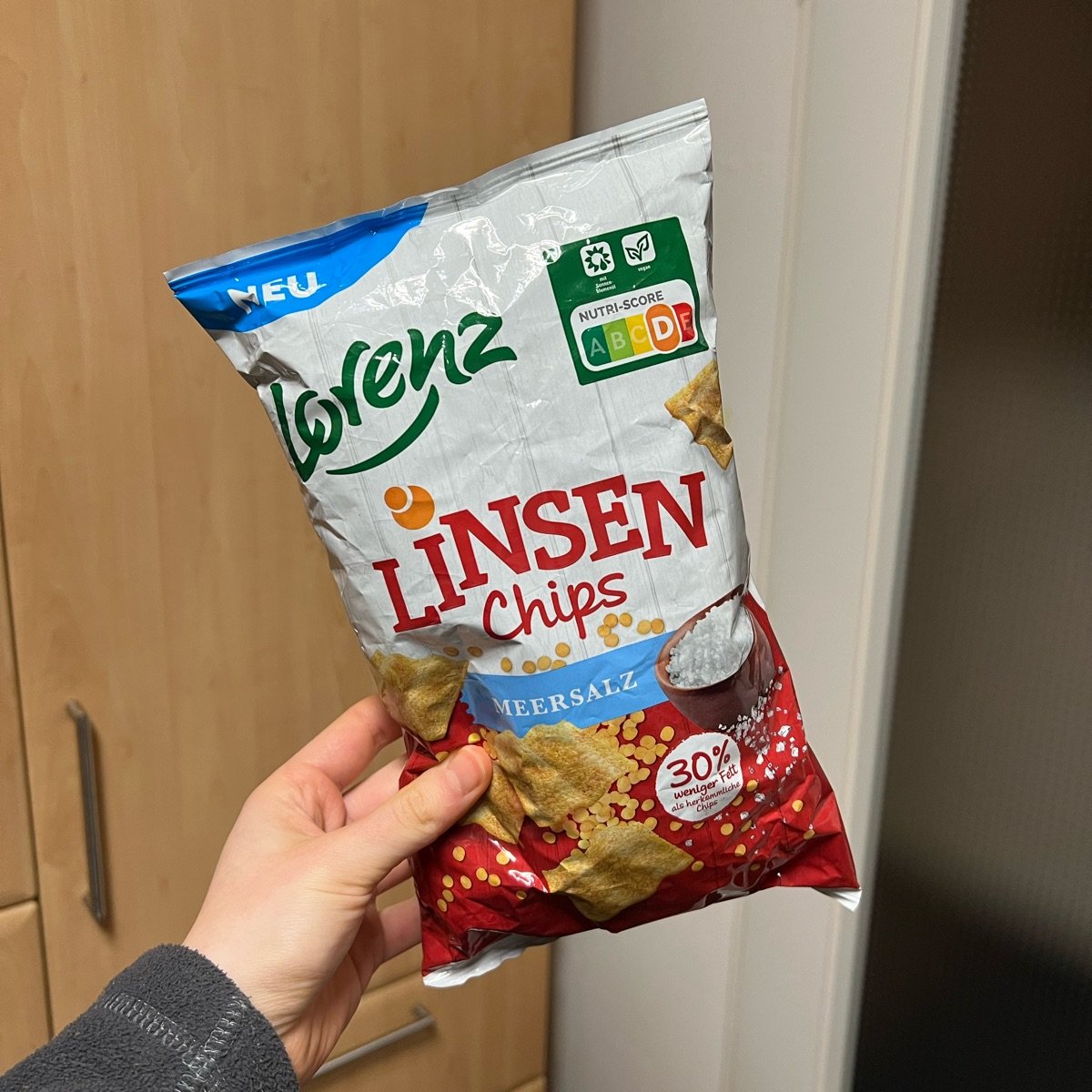 lentil chips sea salt from Lorenz - Vegan Product Reviews & Ratings ...