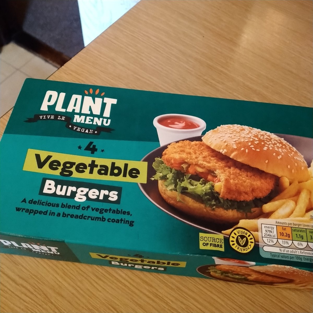 vegetable burgers from Plant Menu - Vegan Product Reviews & Ratings ...