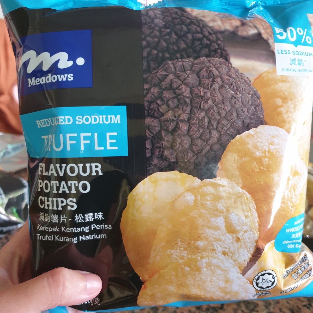 truffle potato chips - reduced sodium from Meadows - Vegan Product ...