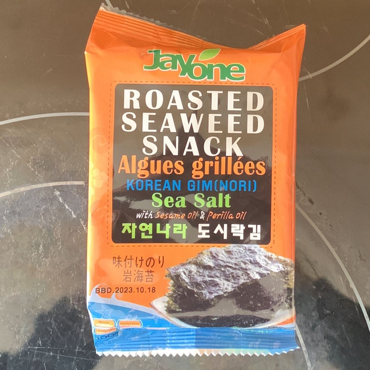 Roasted Seaweed Snack from Jayone - Vegan Product Reviews & Ratings ...