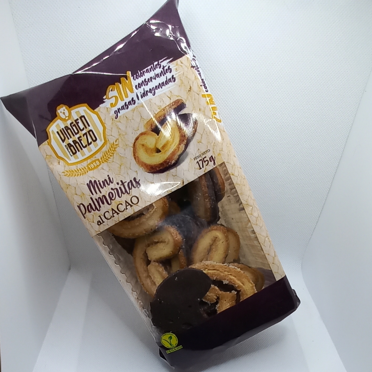 Mini Palmeritas al Cacao from Virgen del Brezo - Vegan Product Reviews ...