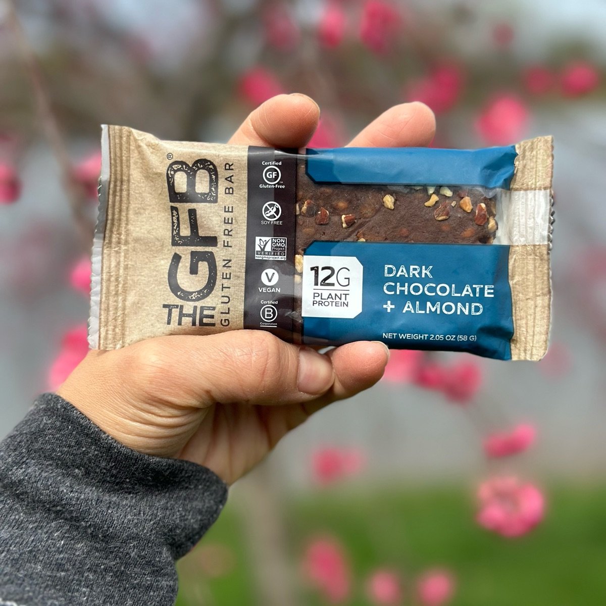 The GFB Dark Chocolate + Almond Gluten Free Bar Reviews | abillion