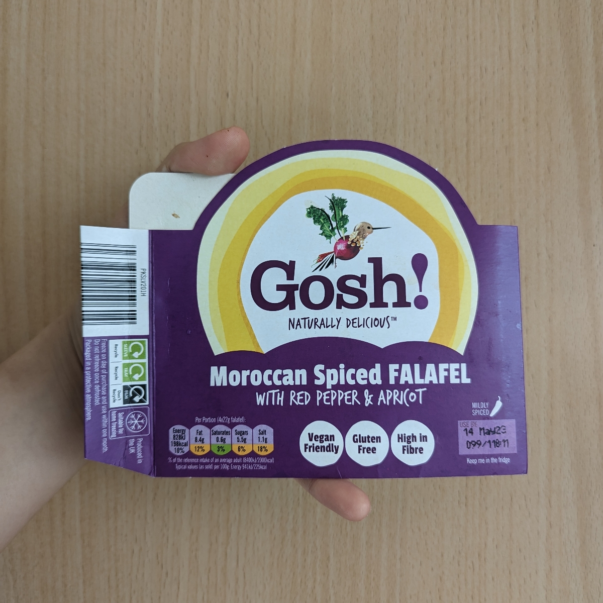 Moroccan Spiced Falafel With Red Pepper & Apricot from Gosh! - Vegan ...