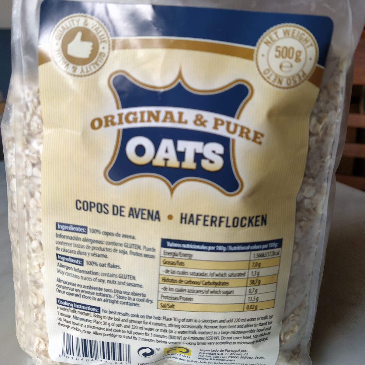 Original & pure oats from Planet Oat - Vegan Product Reviews & Ratings ...