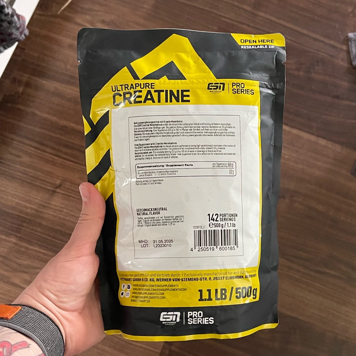 Ultrapure Creatine from ESN - Vegan Product Reviews & Ratings | abillion