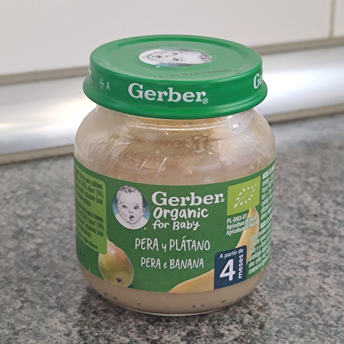 Puré de pera y plátano from gerber organic - Vegan Product Reviews ...