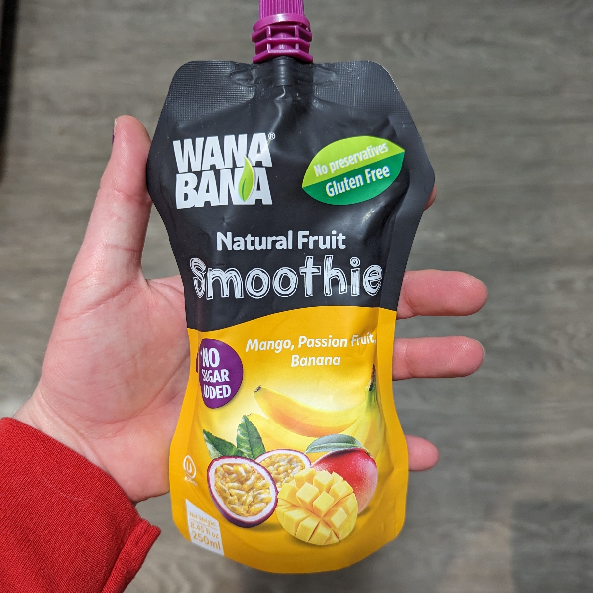 Natural Fruit Smoothie - Mango, Passionfruit, Banana from WanaBana ...