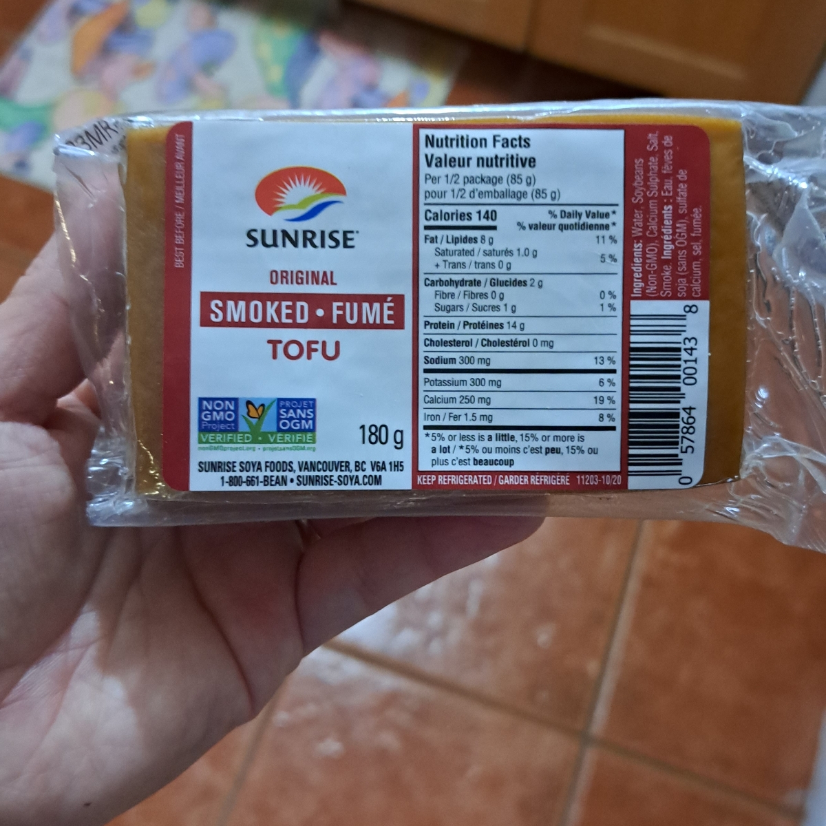 Smoked tofu from Sunrise Soya Foods - Vegan Product Reviews & Ratings | abillion